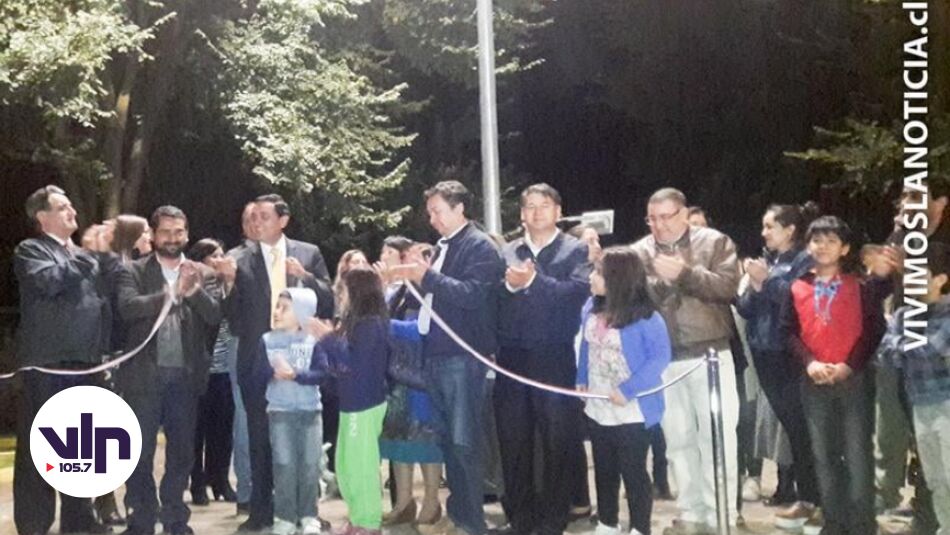 Inauguran luminarias de plazoleta en villa Don Misael | Curicó | VLN Radio